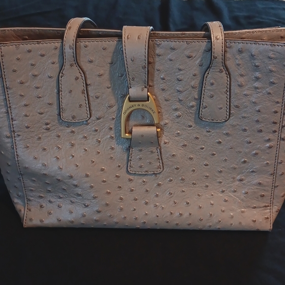 Dooney & Bourke | Bags | Dooney Bourke Ostrich Shannon Tote | Poshmark